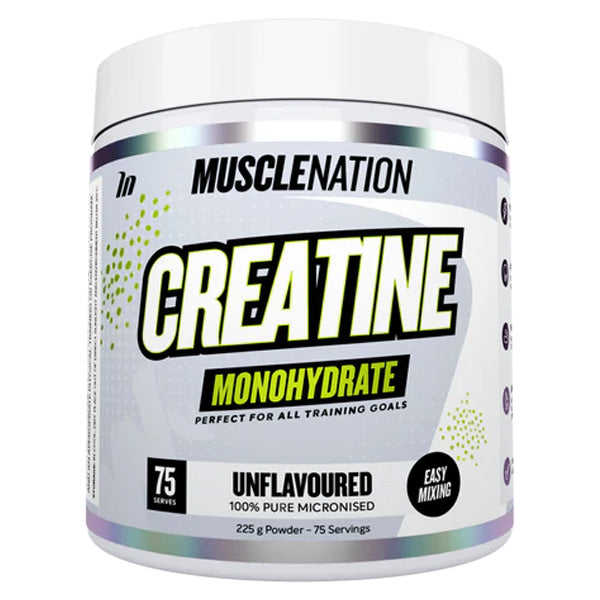 Muscle Nation Creatine Monohydrate 75 Serves - Supplements.co.nz