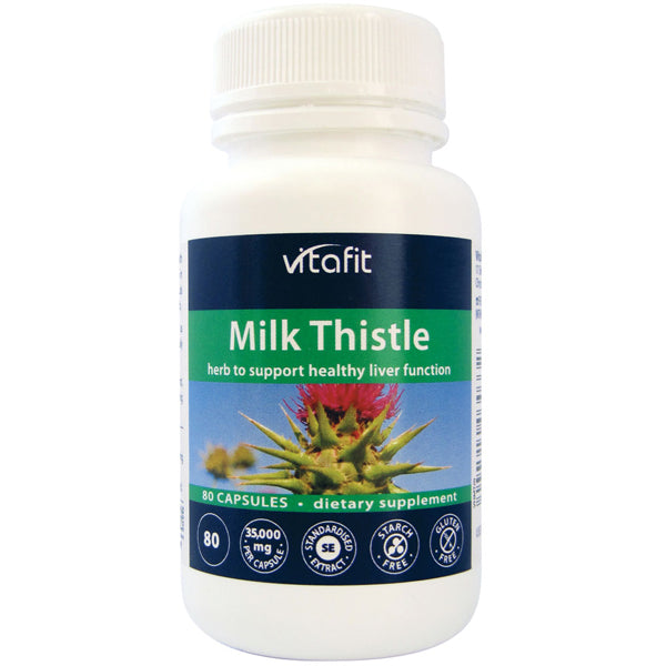 Vitafit Milk Thistle 80 Caps - Supplements.co.nz