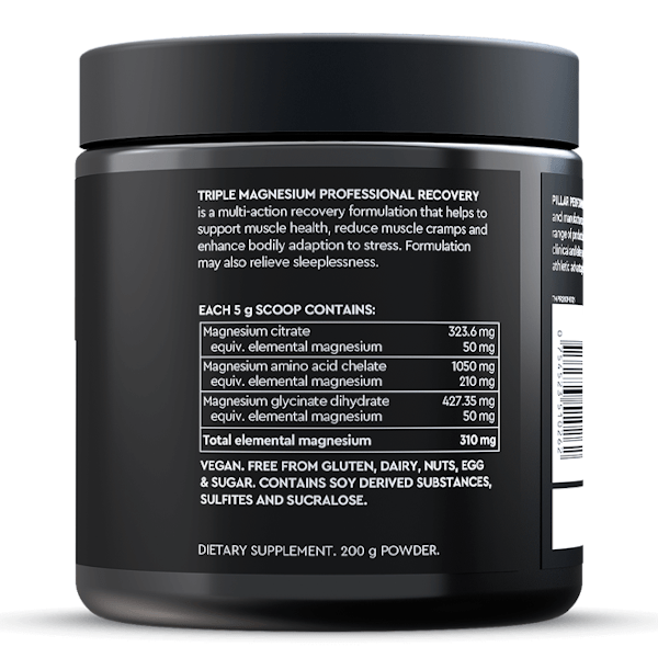 Pillar Performance Triple Magnesium 200g - Supplements.co.nz