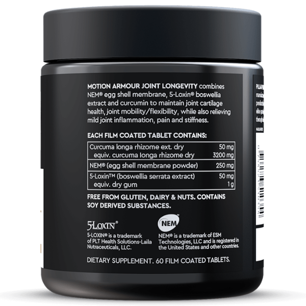 Pillar Performance Motion Armour 60 Tabs - Supplements.co.nz