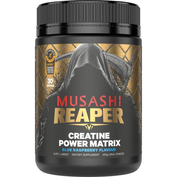 Musashi Reaper Creatine Power Matrix Blue Raspberry 300g - Supplements ...