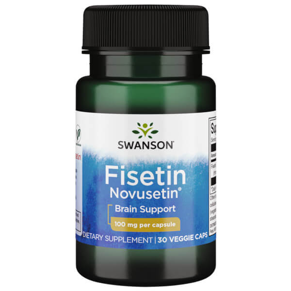 Swanson Fisetin Novusetin 100mg 30 Caps - Supplements.co.nz