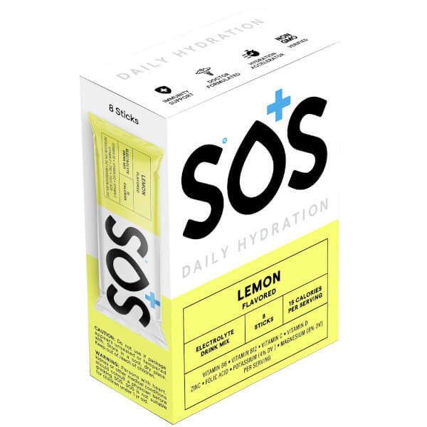 SOS Hydration Daily Hydration Sticks x8 Sachets - Supplements.co.nz