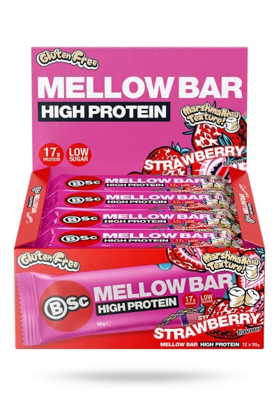 High Protein Mellow Bar 50g (x12) - BSc - Supplements.co.nz