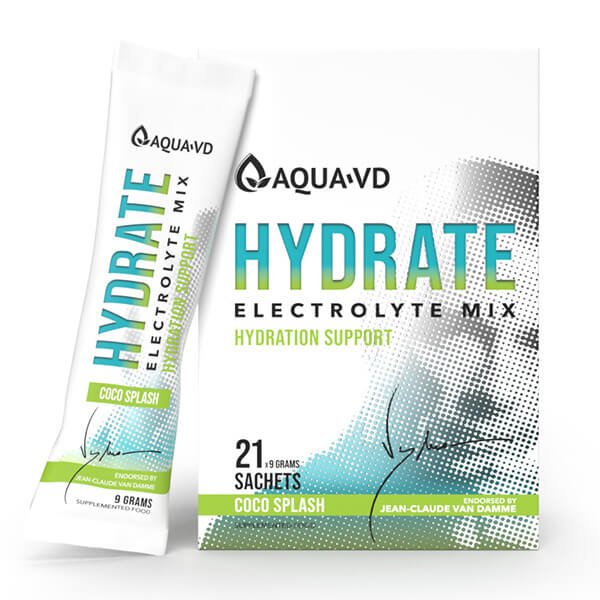 Aqua-VD Hydrate Electrolyte Mix 9g x21 Sachets - Supplements.co.nz