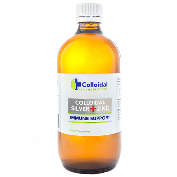 Colloidal Health Solutions Colloidal Silver + Zinc 200ml - Supplements ...