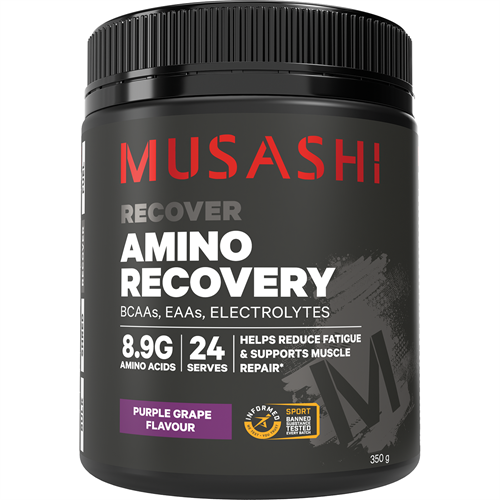 Musashi Amino Recovery High Performance BCAA EAA Electrolyte Blend ...