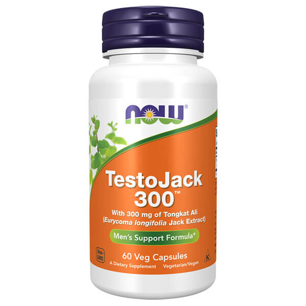 Now Foods TestoJack 300 60 Caps - Supplements.co.nz