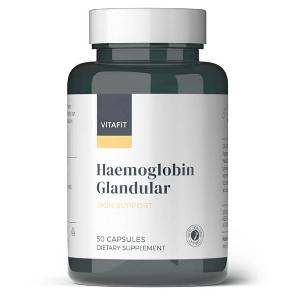 Vitafit Haemoglobin Glandular 50 Caps - Supplements.co.nz
