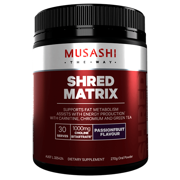 Musashi Shred Matrix 30 Serves - Supplements.co.nz