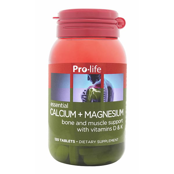 Pro-life Calcium + Magnesium 120 Tabs - Supplements.co.nz