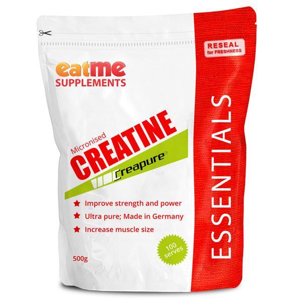 Eat Me Supplements Micronised Creapure Creatine 500g - Supplements.co.nz
