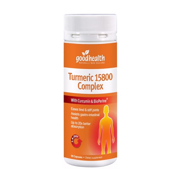 Good Health Turmeric 15800 Complex 90 Caps - Supplements.co.nz
