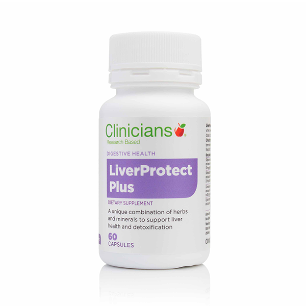 Clinicians Liver Protect Plus 60 Capsules - Supplements.co.nz
