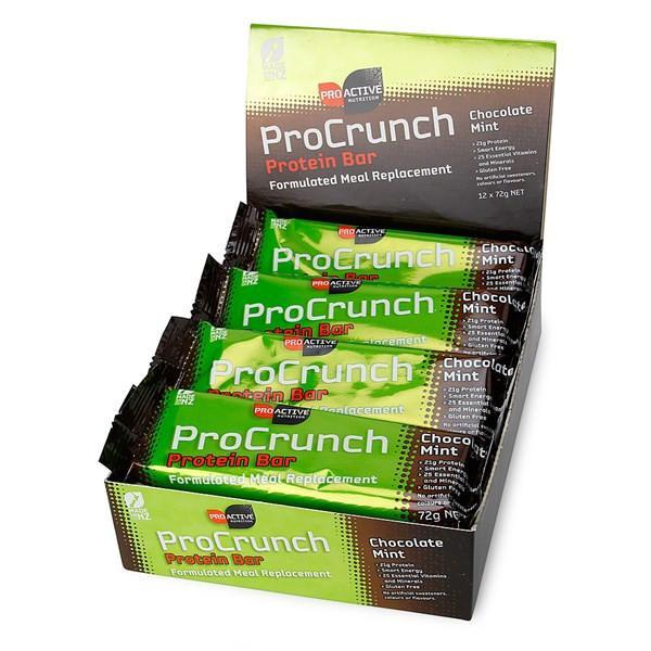 Clean Nutrition Protein Plus ( New look ProActive ProCrunch Bars 72g x ...