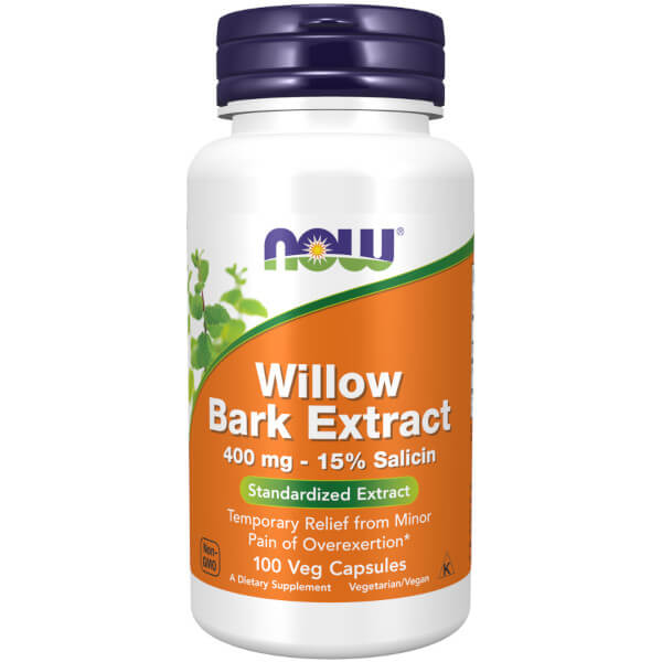 Now Foods Willow Bark Extract 400mg 100 Caps - Supplements.co.nz