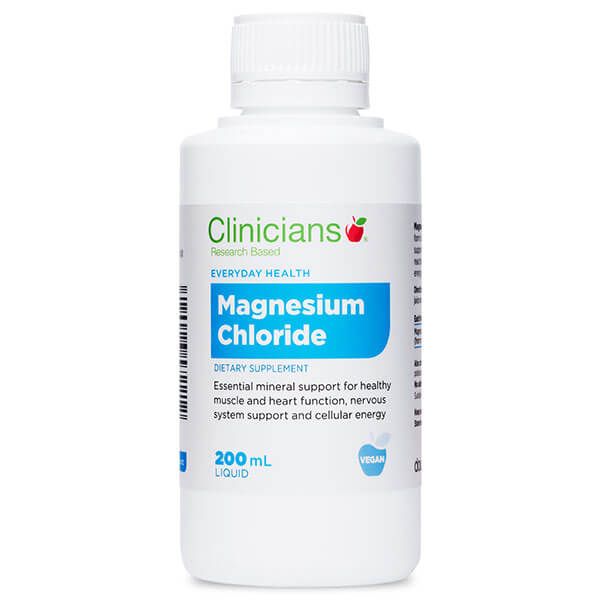 Clinicians Magnesium Chloride (45%) 200ml - Supplements.co.nz