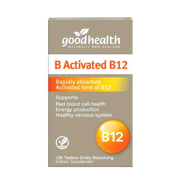 Good Health B Activated B12 120 Tabs - Supplements.co.nz