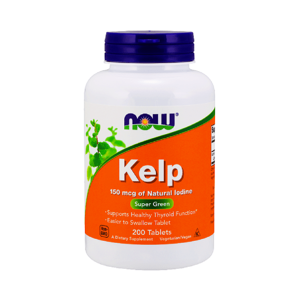 Now Foods Kelp (Iodine) 150mcg 200 Tabs - Supplements.co.nz