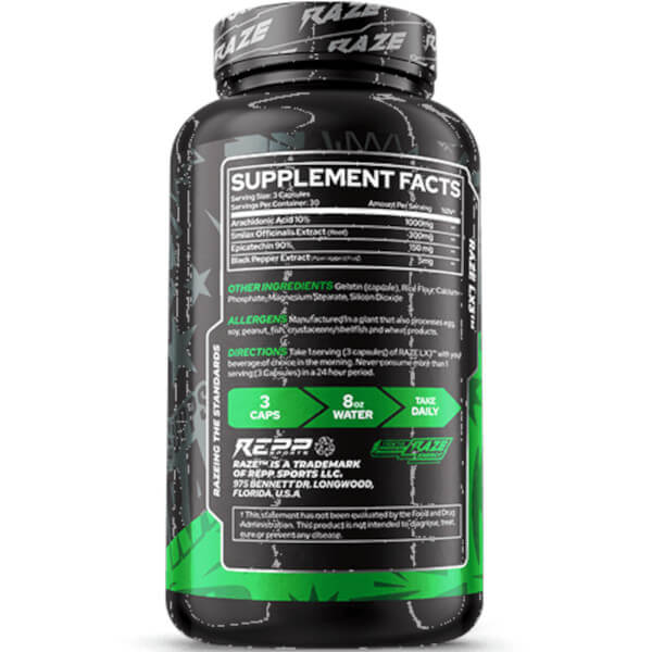 Repp Sports Raze LX3 90 Caps - Supplements.co.nz