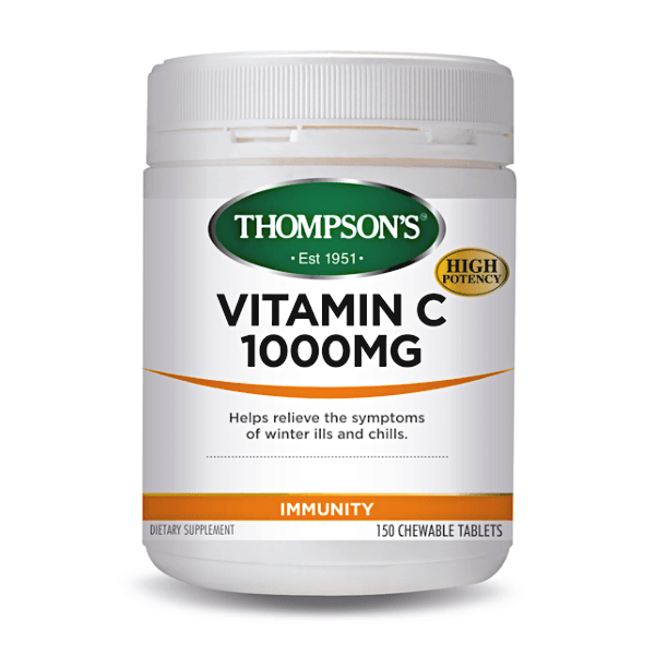 Thompson's Vitamin C 1000mg 150 Chewables - Supplements.co.nz